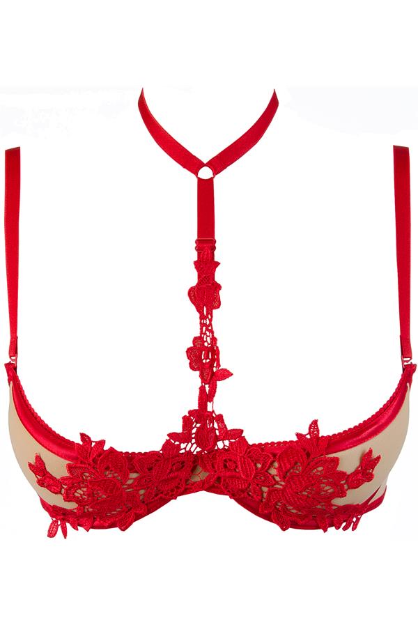 DREAM OPEN CUP BRA RED – Millie Wonders