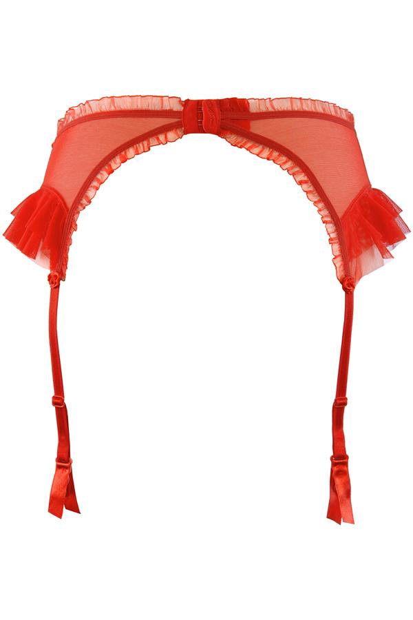 SENSUAL GARTER BELT RED – Millie Wonders